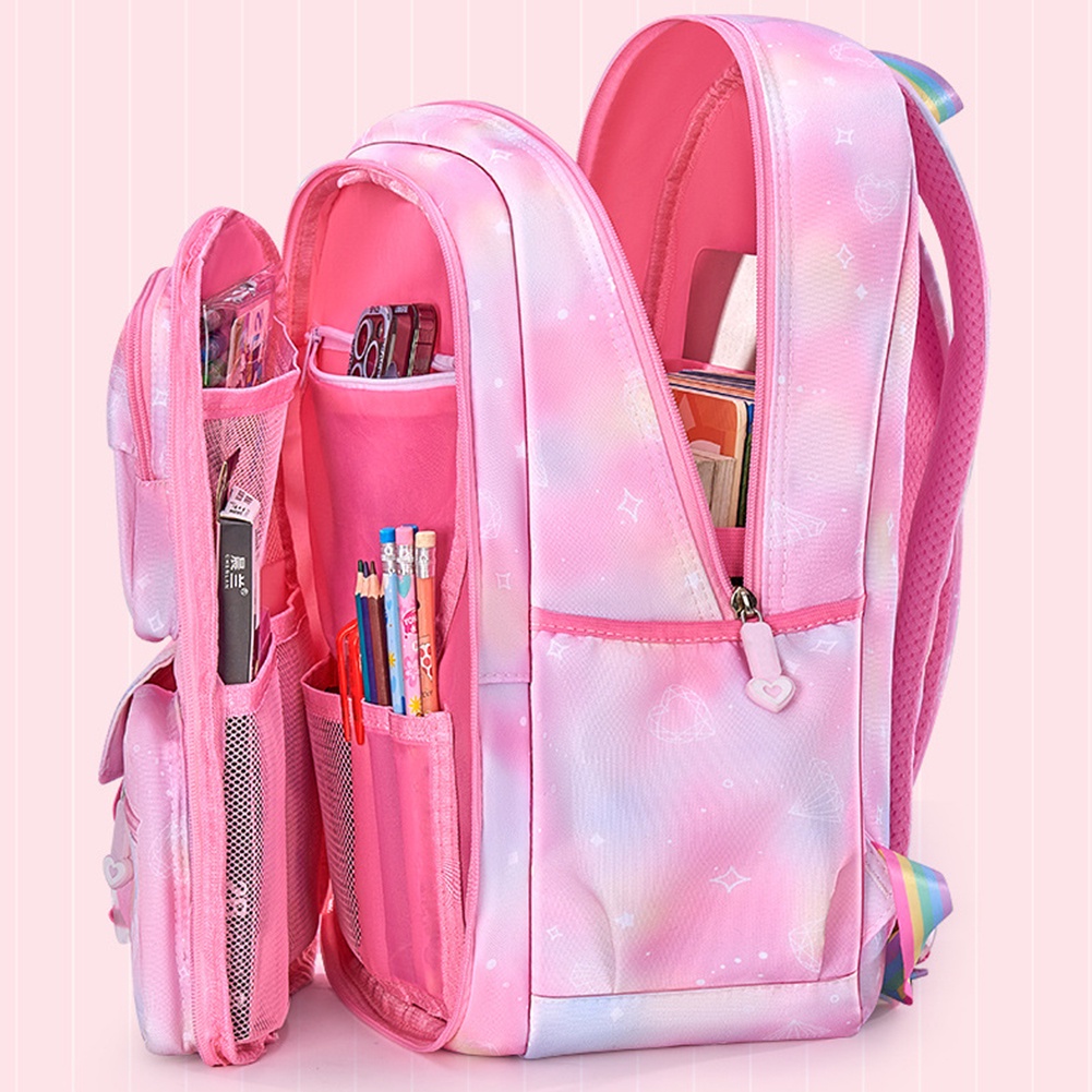 New elementary school schoolbag refrigerator side opening light large ...