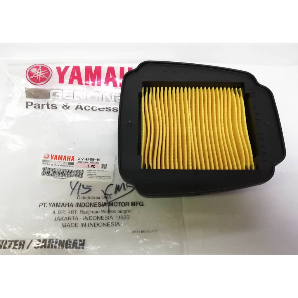 YAMAHA Y15ZR AIR FILTER ORIGINAL YAMAHA MALAYSIA | Shopee Malaysia