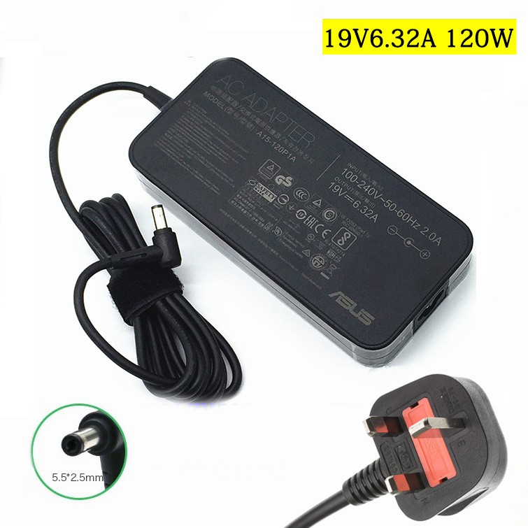 Asus PA-1121-28/ADP-120RH B/A15-120P1A 19V 6.32A 120W AC Power Adapter ...