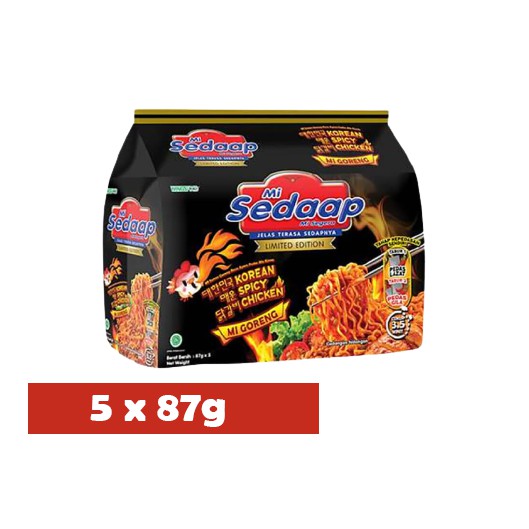 MI SEDAAP [5pcs] (Original / Soup Soto / Singapore Laksa / Korean Spicy ...