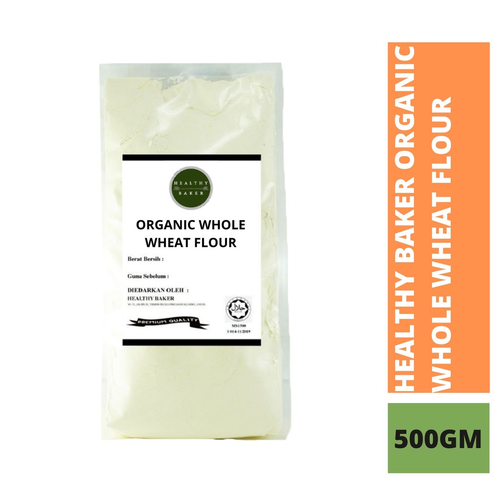High Protein Flour Whole Wheat flour 500G / Organic Tepung Protein ...
