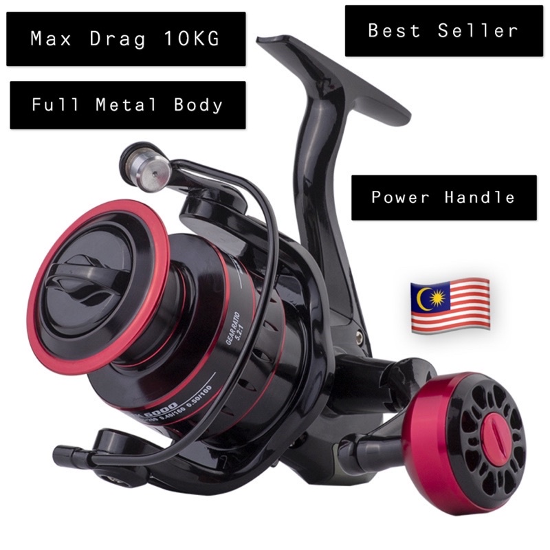 LINHUE HE / HK SERIES Professional Fishing Reel HE500-7000 High Speed ...