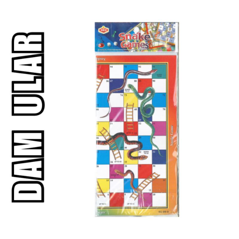 RAFFLESIA [ 3 in 1 Series] Snake Europlane Draught Games Dam Haji Ular ...