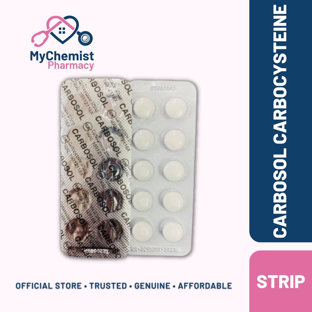 Ubat Pecah Kahak Dewasa Carbosol & Amcosol (Strip) | Shopee Malaysia