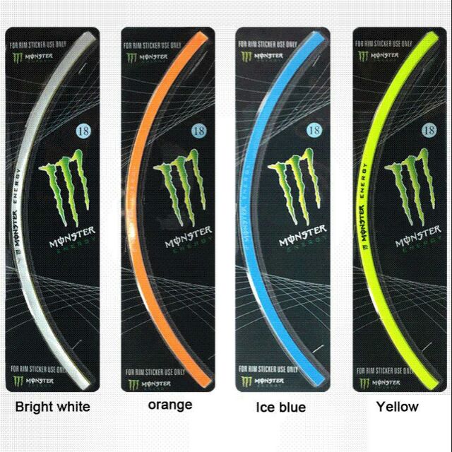 STICKER STICKERS SPORT RIM MONSTER | Shopee Malaysia