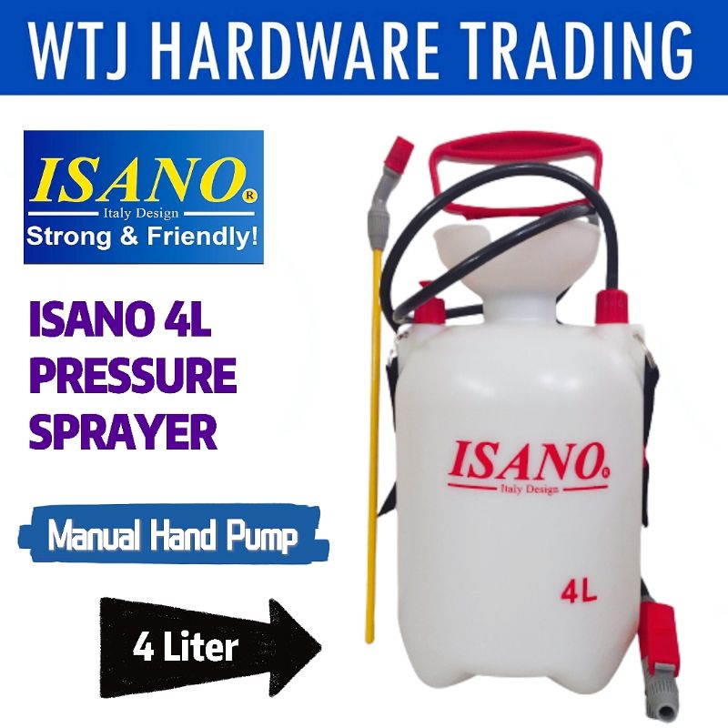 ISANO 4L PRESSURE SPRAYER GARDEN RANGE / TONG SPRAYER / Pump Tangan ...