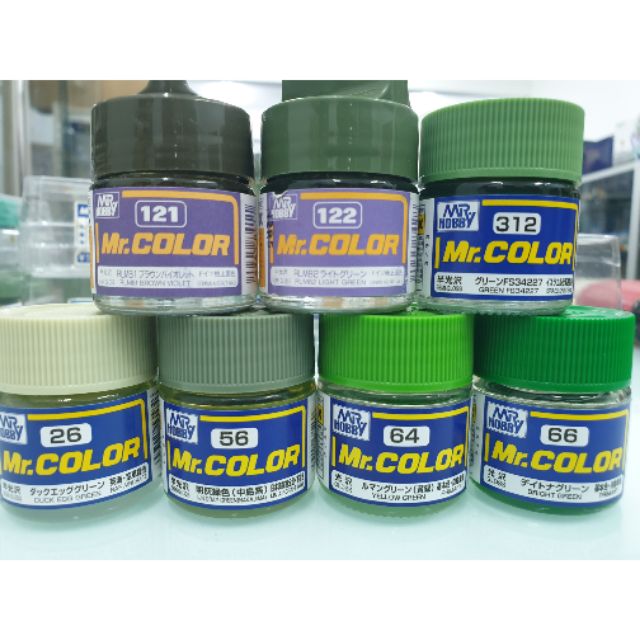 MR.HOBBY GREEN COLOR SERIES 26, 56, 64, 66, 121, 122, 312 | Shopee Malaysia