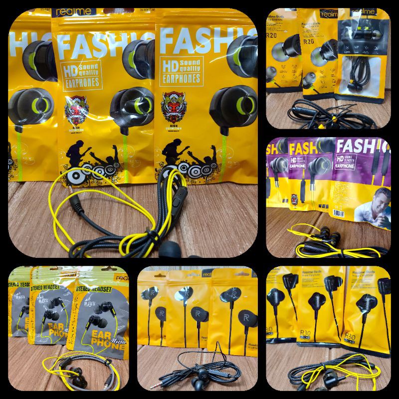 (Real me Earphone) Extra Bass & Quality , 6 Type Of Earphone With Mic ...