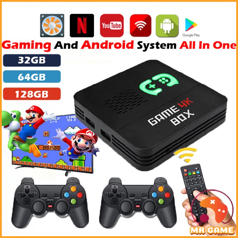 Android TV Box + Game Box 2IN1 Retro Gamebox Console game mario box ...
