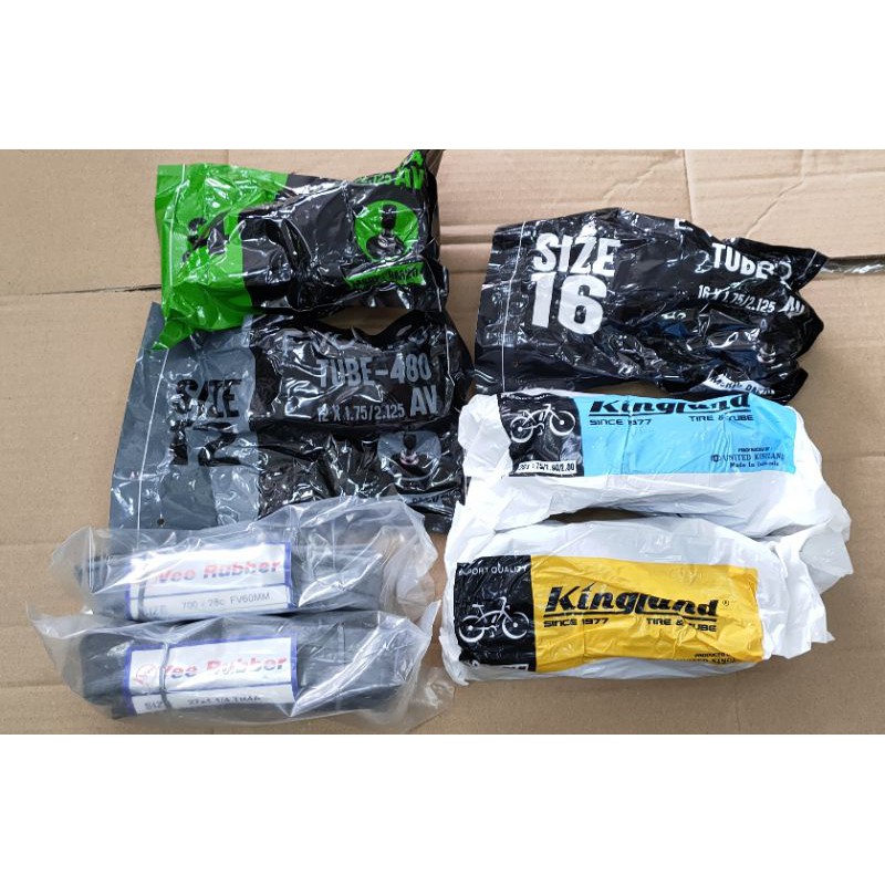Tube basikal 12" 14" 16" 18" 20" 24" 26" 27" 700c bicycle tiub inner ...