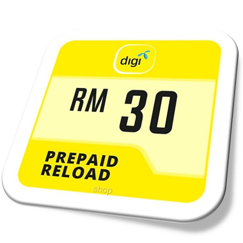 Digi Top Up RM30 (1 per day for same phone number) | Shopee Malaysia