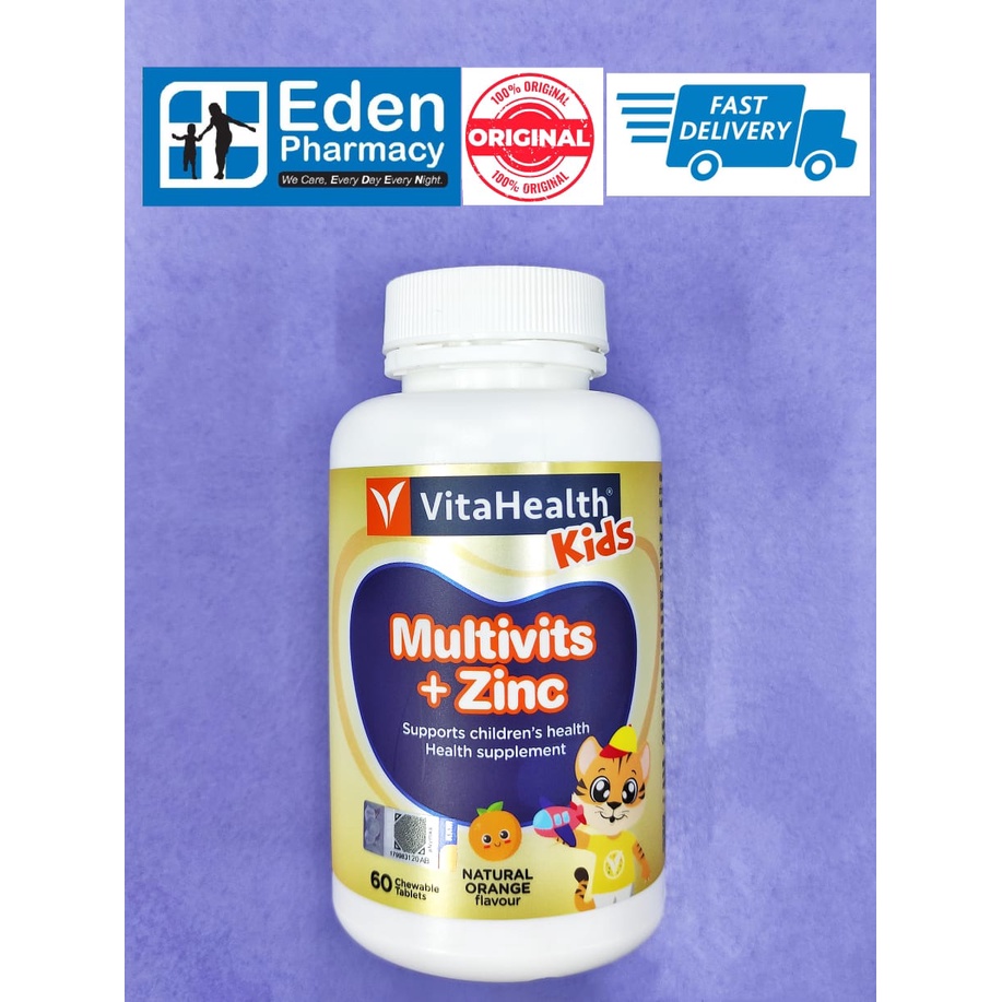 VitaHealth Kids Multivits + Zinc ( 1 x 60's ) / ( 2 x 60's ) Vita ...