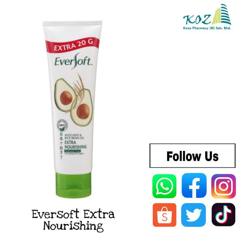 [ READY STOCK ] EVERSOFT AVOCADO & RICE BRAN OIL EXTRA NOURISHING ...