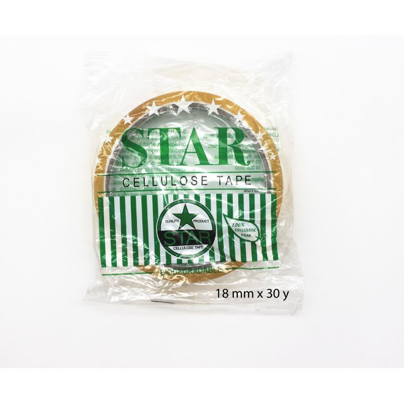STAR or LOYTAPE Cellulose Tape (Available in 12mm, 18mm & 24mm ...