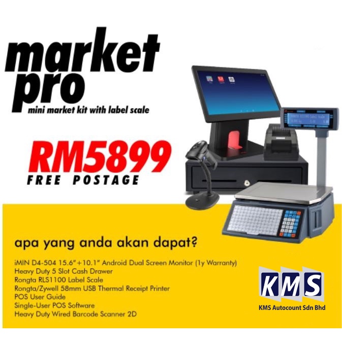 MarketPRO (Android/iOS POS System with Hardware) | Shopee Malaysia