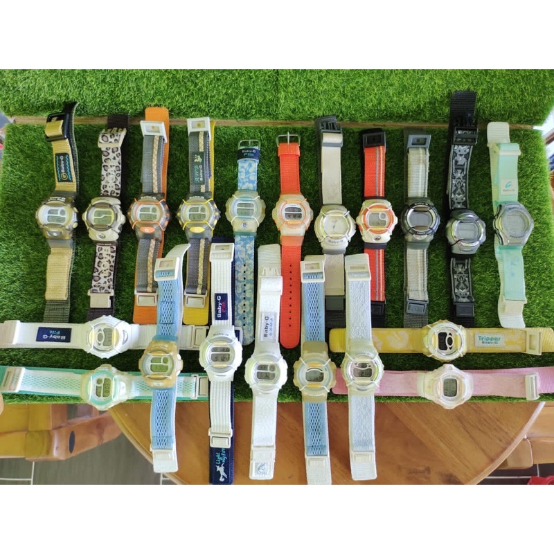 Baby G Vintage Style(Band Kain) Japan | Shopee Malaysia