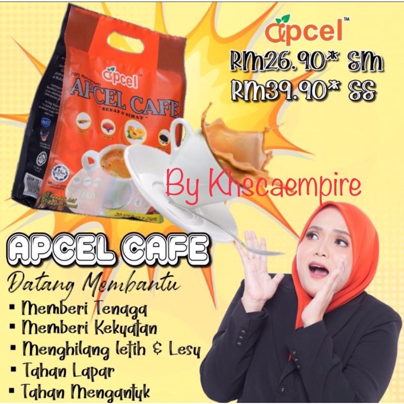 APCEL CAFE PRODUK UNTUK KESIHATAN💯ORIGINAL HQ(READY STOCK) | Shopee ...
