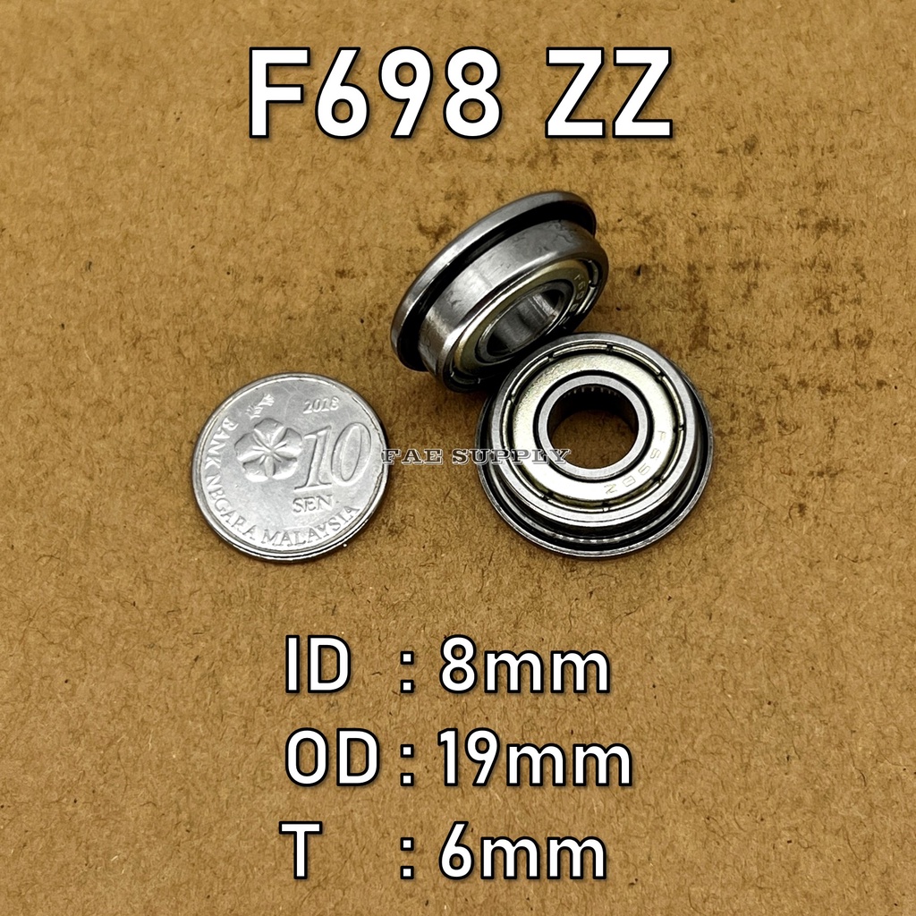 Flange Bearing Flanged F692 F693 F694 F695 F696 F697 F698 F699 Z ZZ ...