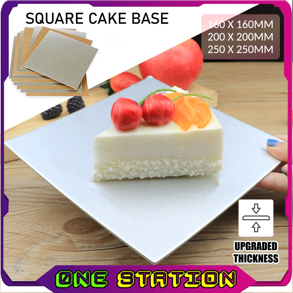 1 PC SQUARE CAKE PAPER CAKE BOARD CAKE BASE Cake Mat Cake Cardboard ...