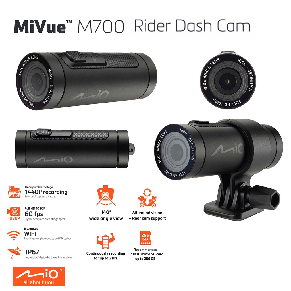 KHI Mio - MiVue M700 (RIDER DASH CAM) | Shopee Malaysia
