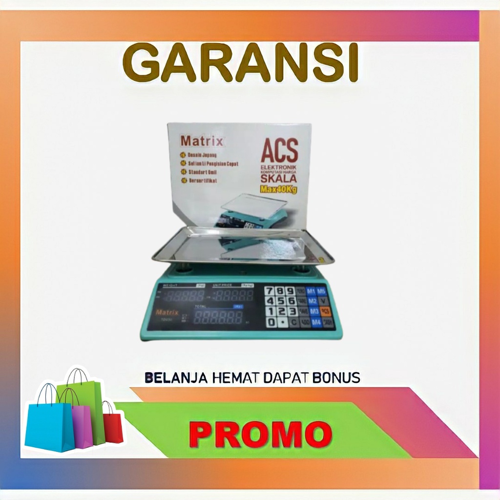 Matrix Price Scales/DIGITAL MATRIX Fruit Scales 40kg | Shopee Malaysia