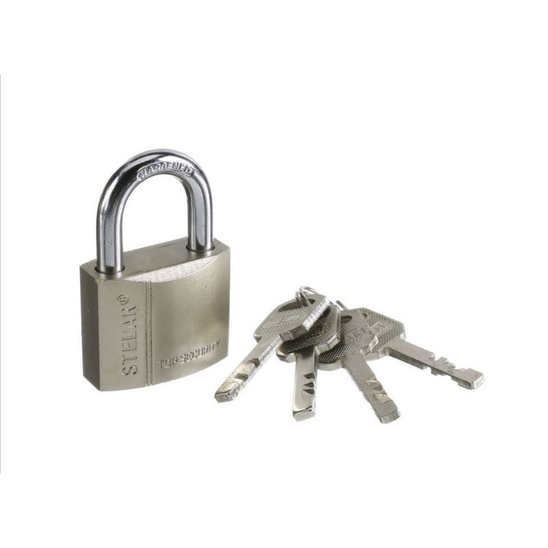 STELAR HEAVY DUTY STAINLESS STEEL PADLOCK - 40MM | Shopee Malaysia