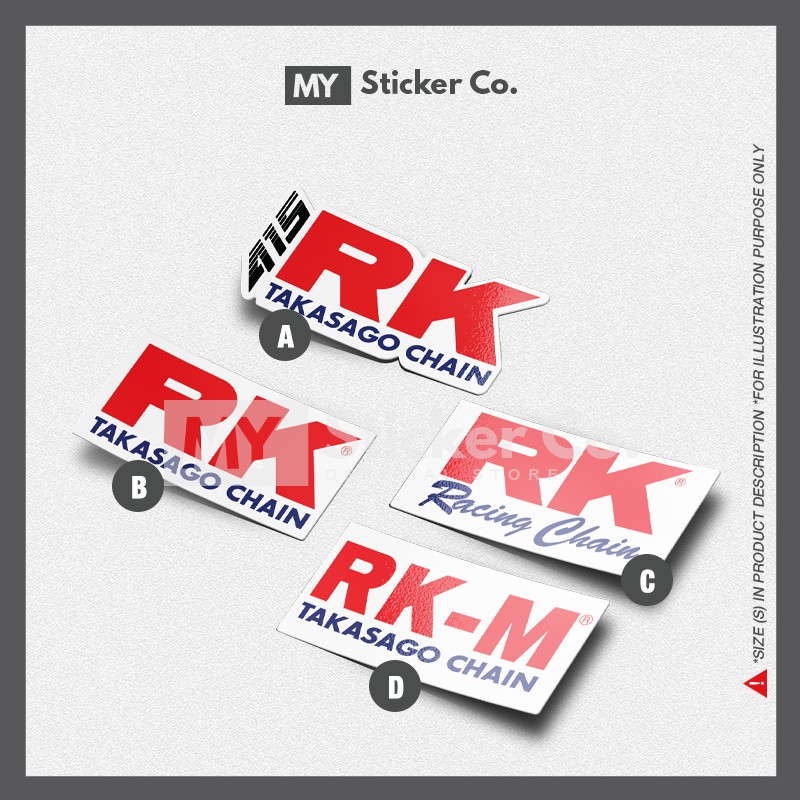 Sticker - RK/RK-M Takasago (Swing Arm) | Shopee Malaysia
