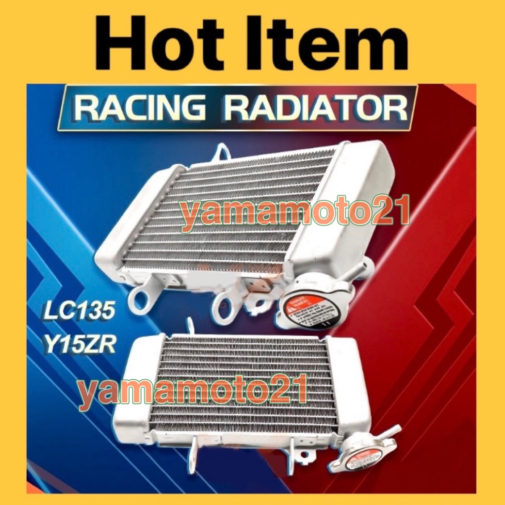 Racing Radiator 32mm YAMAHA Y15ZR Y15 LC135 Big fan Kipas Besar ...