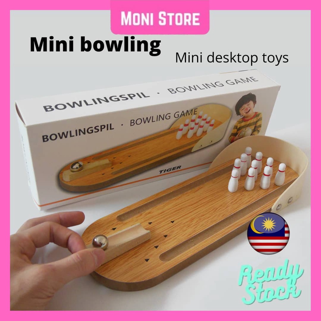🍭MS.Cute Mini Bowlingspil Bowling Game Box. | Shopee Malaysia