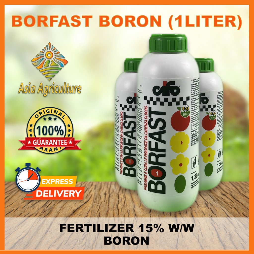 ASIA AGRICULTURE BORFAST 1LITER BORON 15% W/W FERTILIZER | Shopee Malaysia