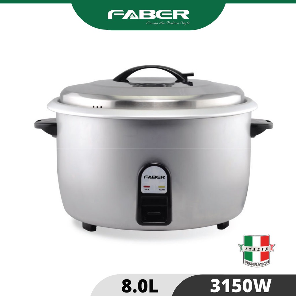 FABER FCR 801 COMMERCIAL RICE COOKER (8L) | Shopee Malaysia