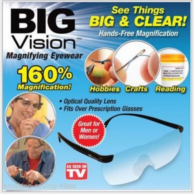 🔥 LAKU KERAS 🔥 Cermin Mata Kanta Pembesar Big Vision | Shopee Malaysia