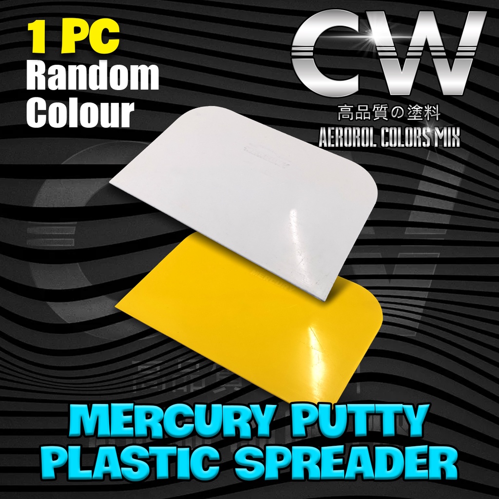 Putty Spreader BESI / PLASTIK / STAINLESS STEEL Simen Pisau Paint ...