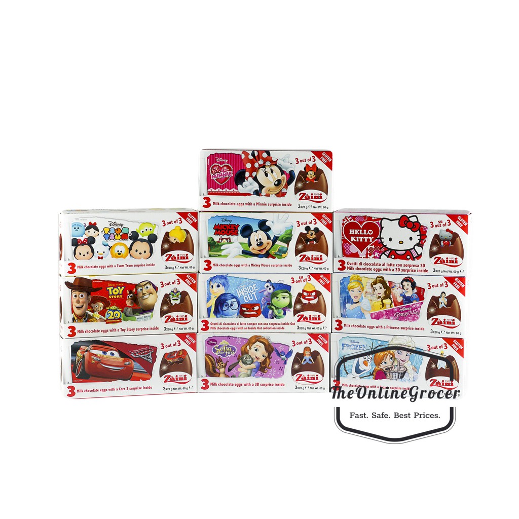 Zaini Chocolate Surprise Eggs Chocolate Zaini | Shopee Malaysia