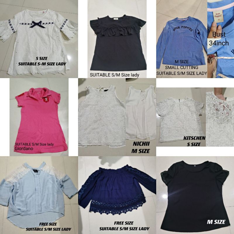 preloved blouse Women blouse wanita PRELOVED BAJU MURAH preloved baju ...