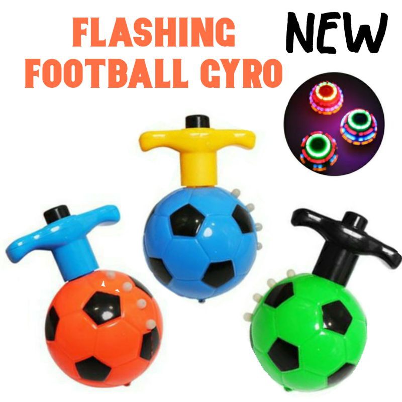 Flashing Football Gyro with Sound Children Toys 🔥READY STOCK🔥 | Shopee ...
