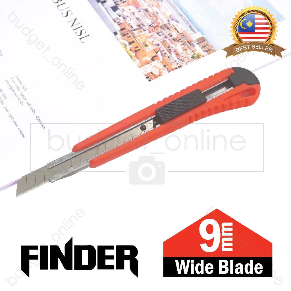 ORIGINAL FINDER Cutter Knife 9mm Office School Warehouse Stationeries ...