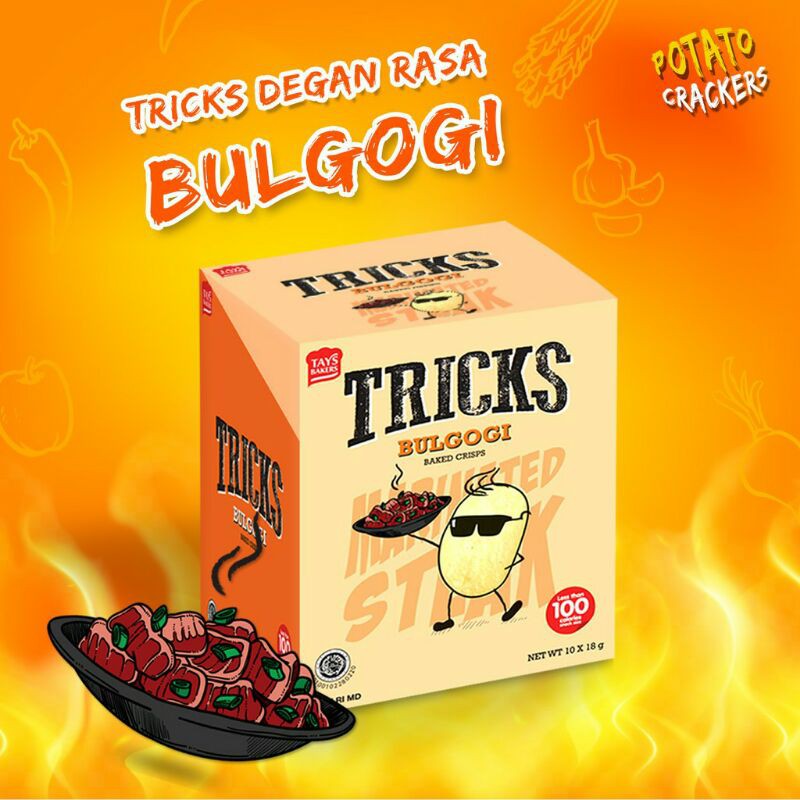 Tricks Potato Bulgogi Flavor 1box Contains 10 Sachets | Shopee Malaysia