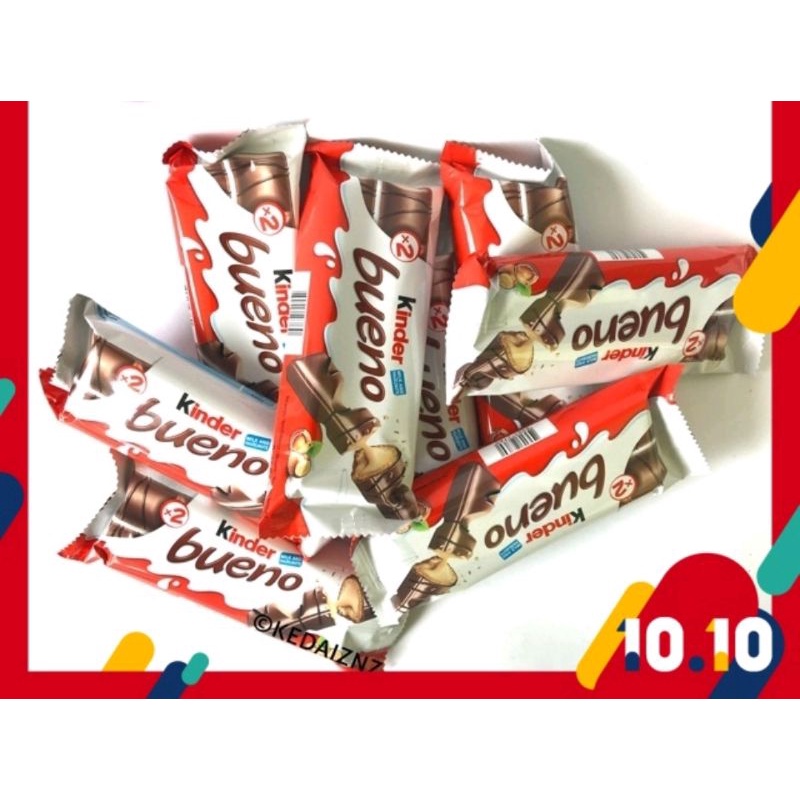 🔥Chocolate Kinder Bueno Milk Chocolate Covered Wafer With Smooth Milky ...