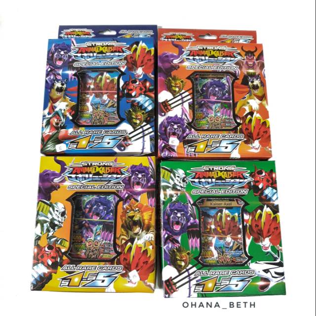 Special edition animal kaiser Toy Card s1-5 | Shopee Malaysia