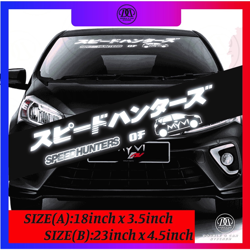[Ready Stock]jdm speedhunter of Perodua Myvi sticker for outdoor ...