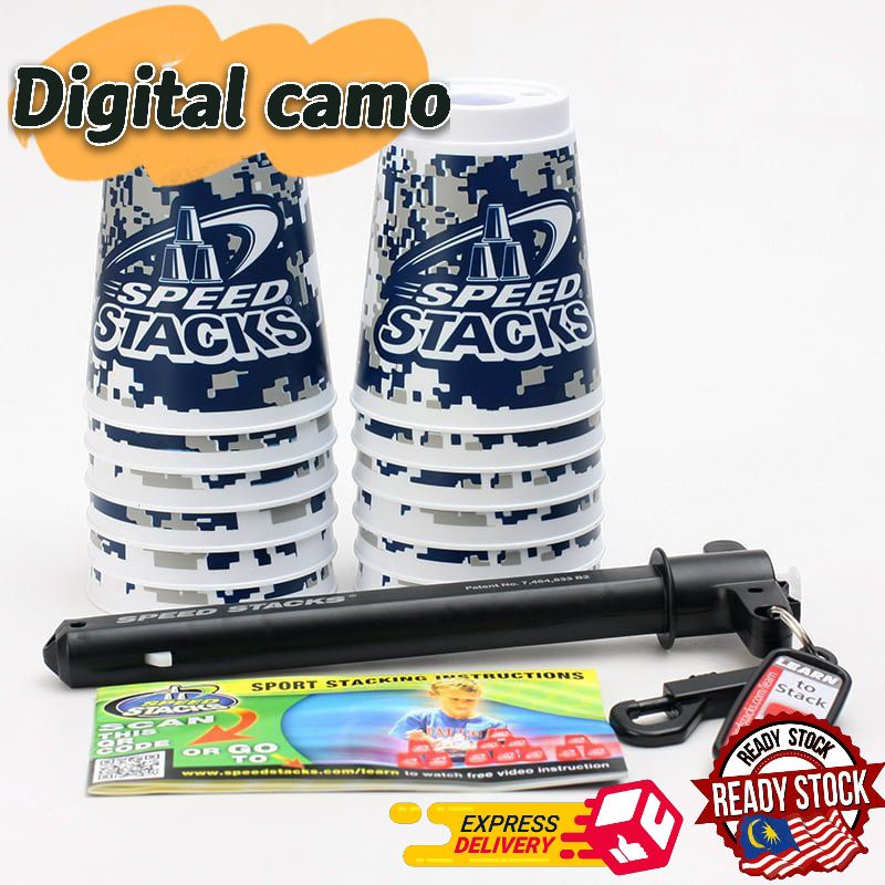 SPEED STACKS WSSA cup digital camo | Shopee Malaysia