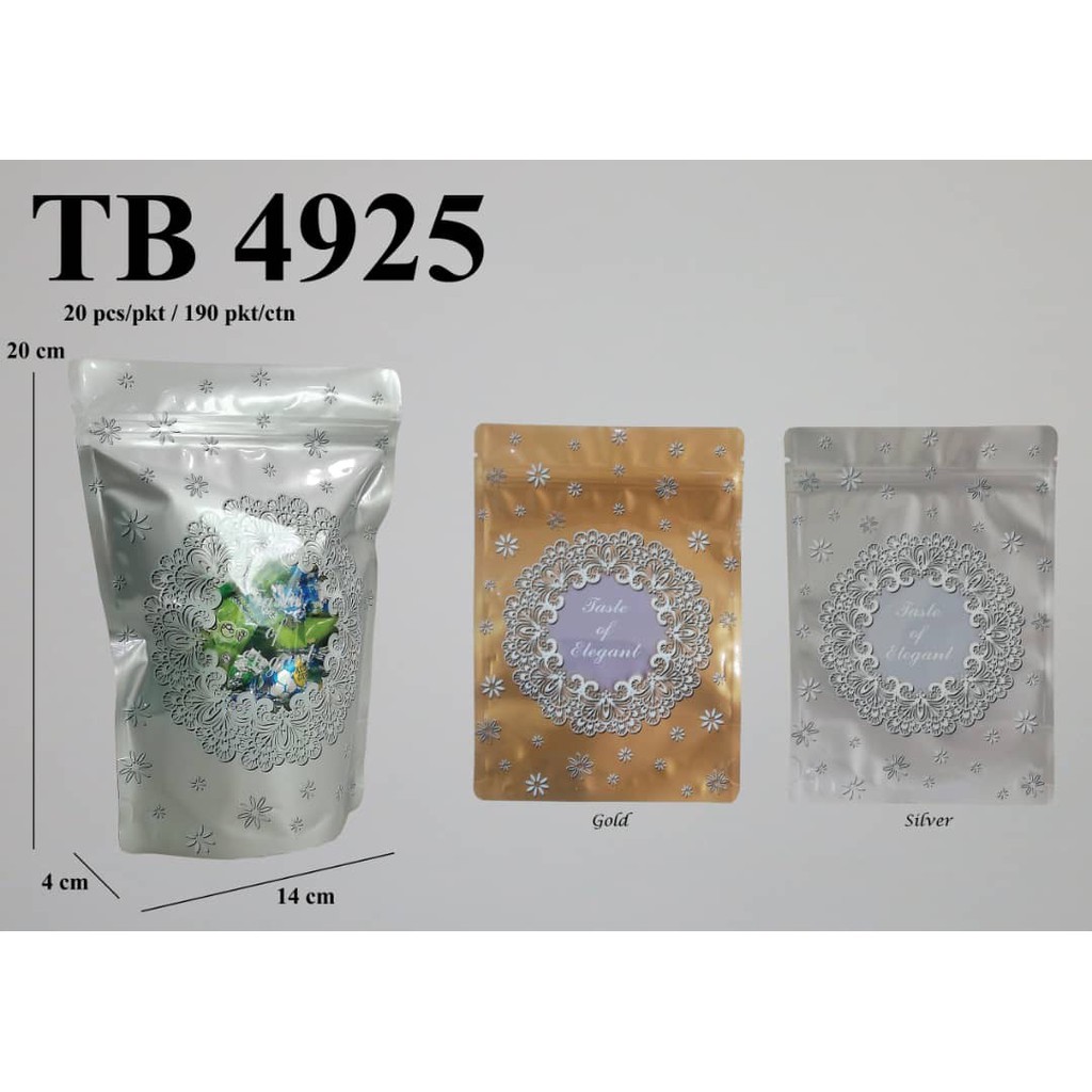 CPP ZIP LOCK CANDY BAG TB4925 (20PCS) | Shopee Malaysia