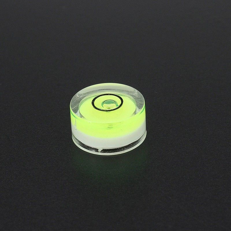 Tiny Disc Bubble Spirit Level Round Circle Circular Green Tripod ...
