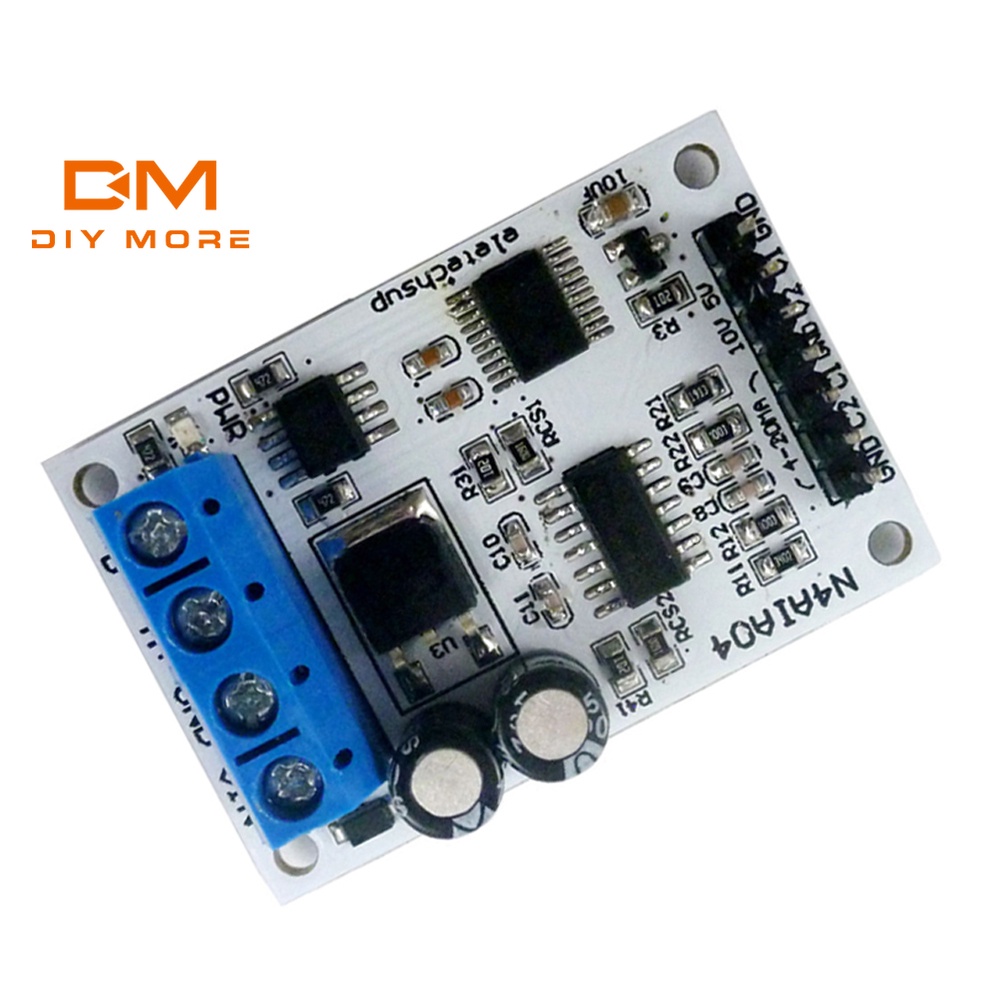 DIYMORE N4AIA04 4ch Voltage Analog Acquisition RS485 Modbus RTU ADC ...