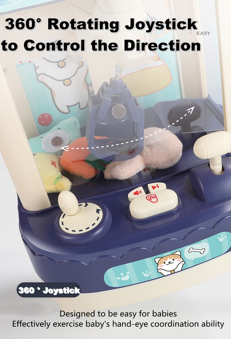 🔥READY STOCK🔥Mini Doll Machine Grab Claw Game Machine Doll-Catcher ...