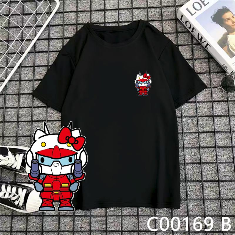 Stok Sedia Ada Cotton Lengan Pendek Besar Comel Baju Lelaki Perempuan ...