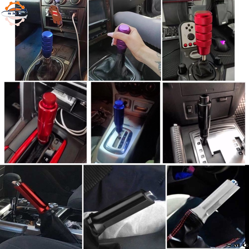 Car Metal Chrome Auto Swift Gear Knob Manual Handbrake Stick Handle ...