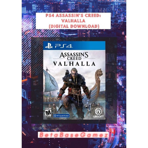 Ps4 Ps5 Assassins Creed Valhalla Standard Edition Digital Download