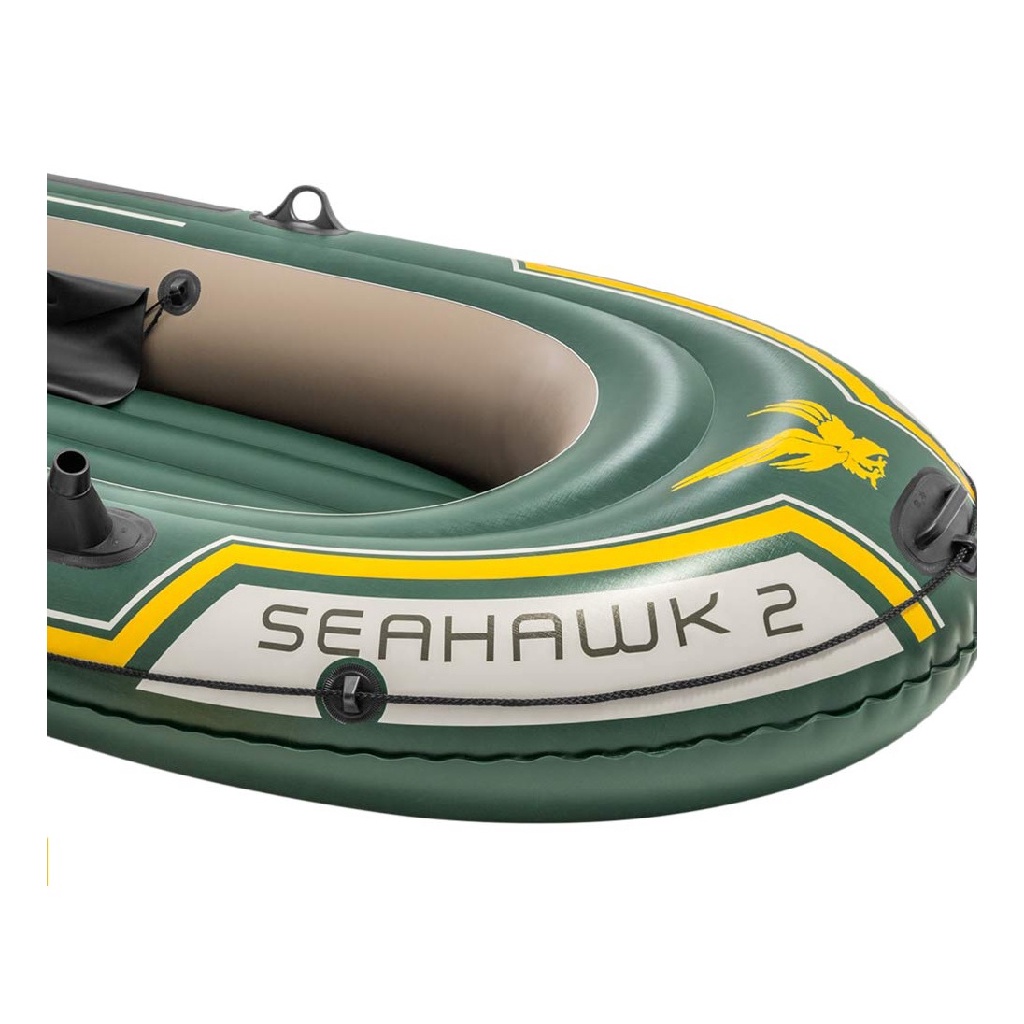 🔥🔥 SEAHAWK 2 INTEX 68347 2 Persons Kayak Rescue Fishing Inflatable Raft ...